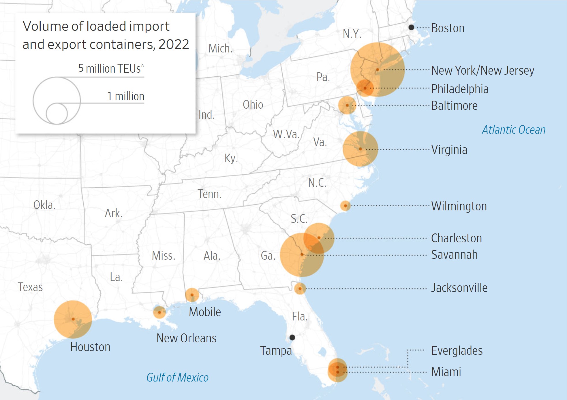 Dockworkers Strike Shuts Down 36 Ports from Maine to Texas, Raising ...